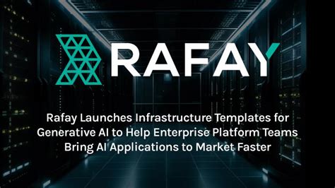 Rafay Launches Genai Infrastructure Templates Saim Safder Posted On