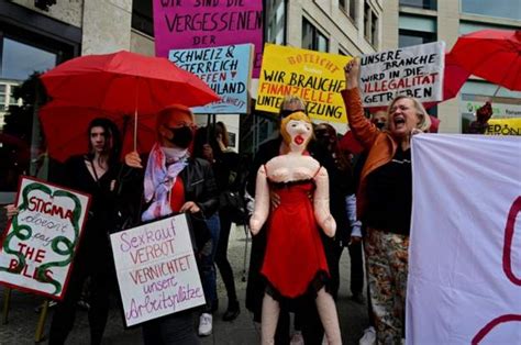 Sex Workers Protest Closure Of Brothels In Germany Otowngist