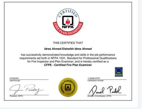 Cfpe Nfpa Firesafety Lifesafety Professionalgrowth