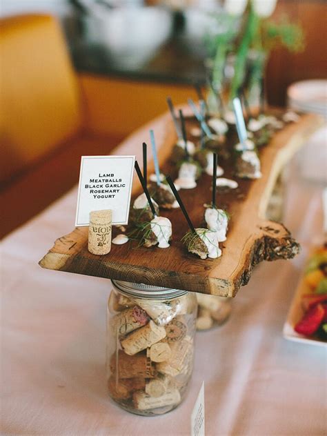 Wedding Reception Appetizer Buffet Setup
