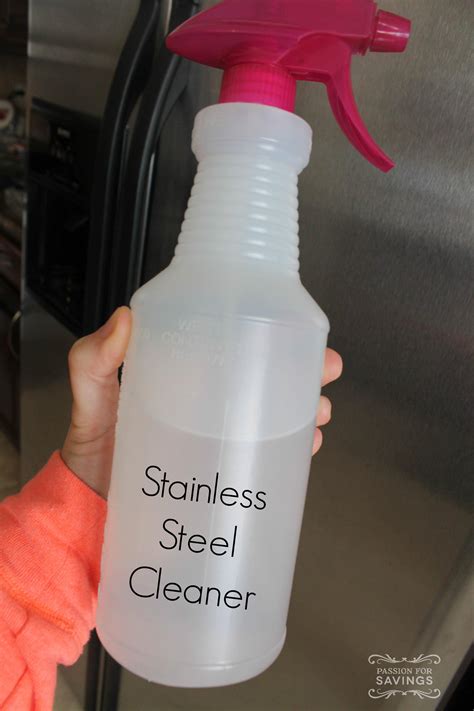 DIY Stainless Steel Cleaner Passion For Savings