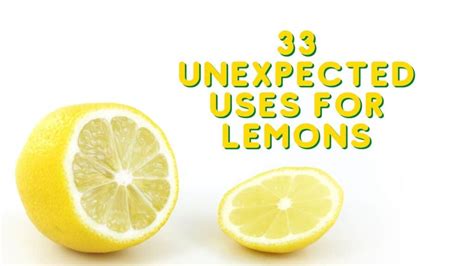 33 Unexpected Things To Do With Lemons The Happier Homemaker