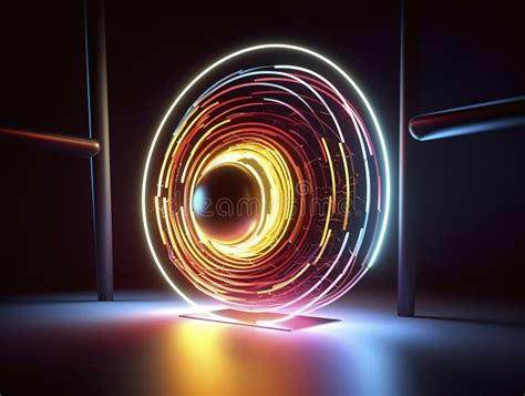 Explore AI Generated Art That Bends Light Color Blending Quantum Wave Tracing V Ray Tracing