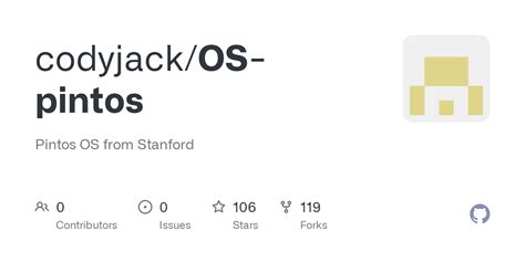 GitHub Codyjack OS Pintos Pintos OS From Stanford