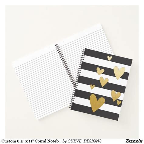 Custom 8 5 X 11 Spiral Notebook Notebook Stationary Notebook