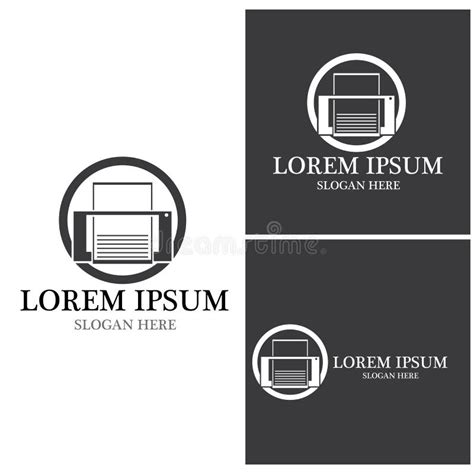 Document Logo Vector Template Illustration Stock Illustration