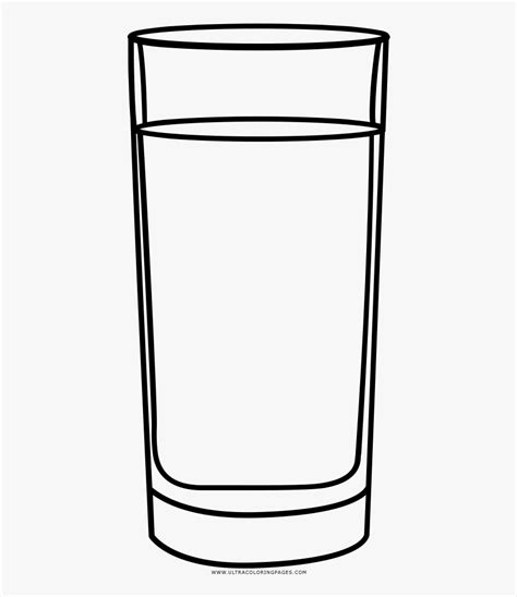 Tumbler Drawing Water Disegni Da Colorare Bicchiere Free
