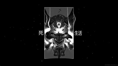 Japanese Oni Demon Mask Monochrome Live Wallpaper Moewalls
