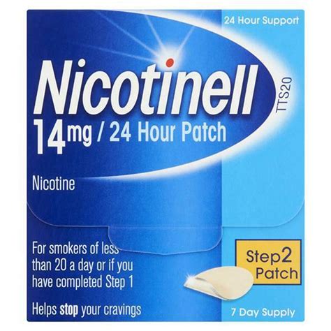 Nicotinell 14 Mg Step 2 Patch Your Meds Delivered