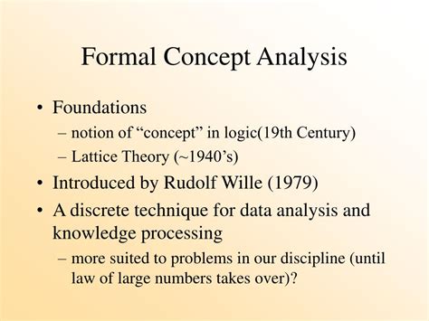 Ppt Formal Concept Analysis Of Procedure Call Relations Powerpoint Presentation Id 569181