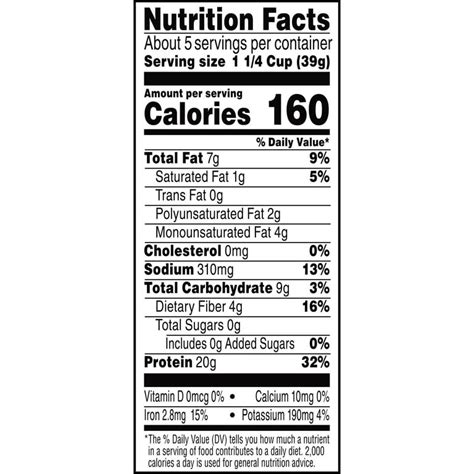 Special K Cereal Nutrition Facts