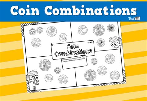 coin combinations teacher resources and classroom games teach this