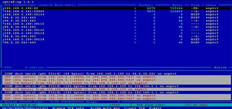 Iptraf Ng A Console Based Network Monitoring Tool