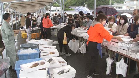 和歌浦漁港で朝市 海と日本project In 和歌山県