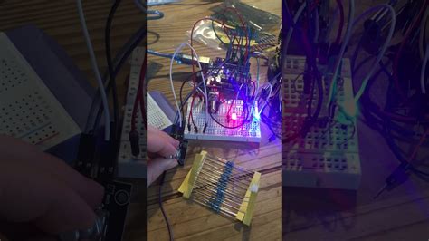 Multiple Rotary Encoders In One Circuit Controlling 4 Leds Youtube