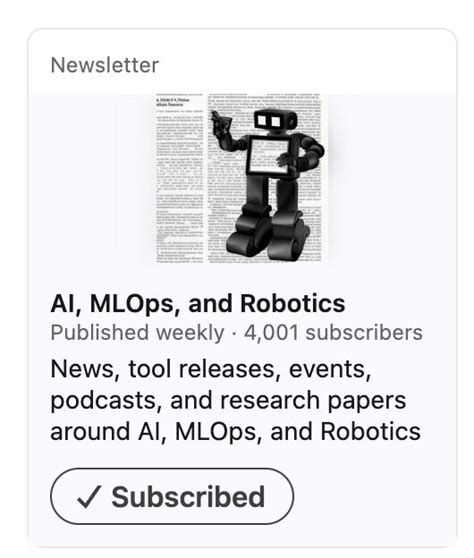 sage elliott on linkedin ai mlops robotics