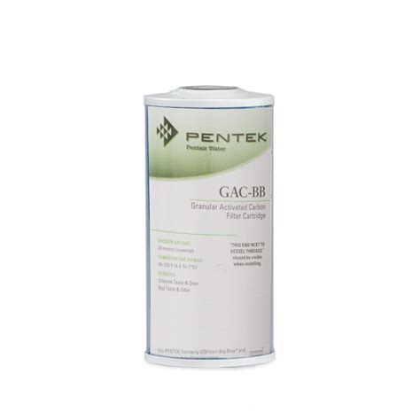 Pentek Gac Bb Granular Carbon Filter Cartridge 4 5 X 9 75 20 Micron R C Worst And Company Inc