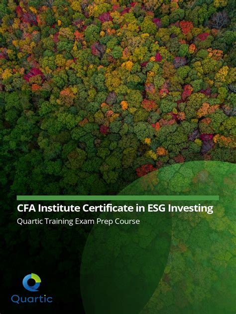 Esg Certificate Brochure Pdf