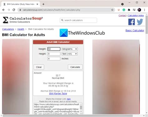 Calculate Body Mass Index BMI Using Free BMI Calculators For PC