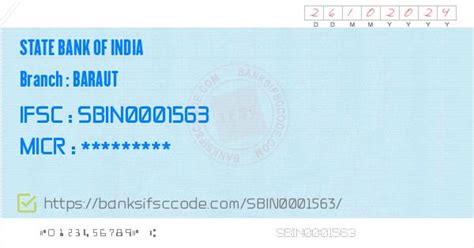 State Bank Of India Baraut Branch Ifsc Code Bagpat Sbi Baraut Ifsc