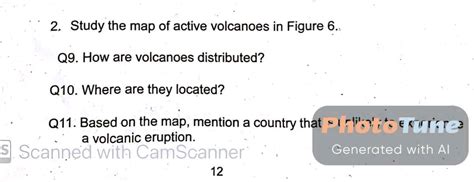 2 Study The Map Of Active Volcanoes In Figure StudyX
