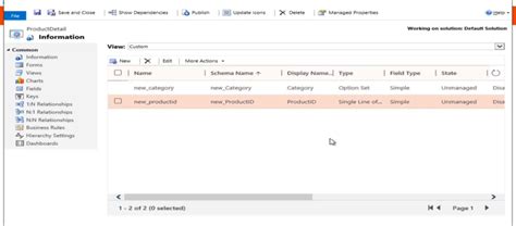 how to customize entities and fields in dynamics 365 crm