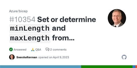 Set Or Determine `minlength` And `maxlength` From Module Output · Azure
