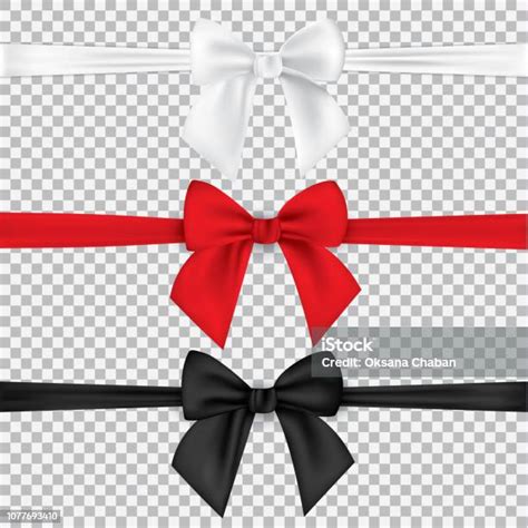 다 색된 리본 투명 한 배경에 고립의 현실적인 설정 합니다 인사말 카드 포스터 또는 책자를 위한 템플릿입니다 벡터 일러스트입니다