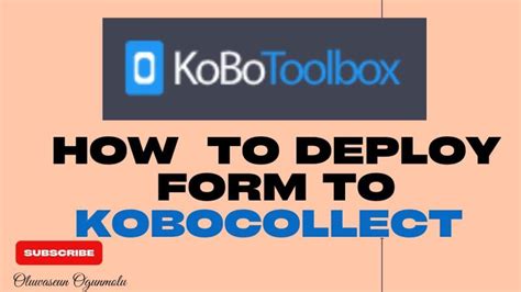 oluwaseun ogunmolu on linkedin how to deploy form to kobocollect app