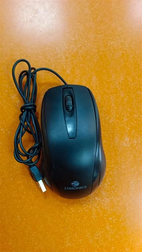 Black Zebronics Zeb Alex Usb Optical Mouse 70 G At Best Price In Motihari Id 2850390969662