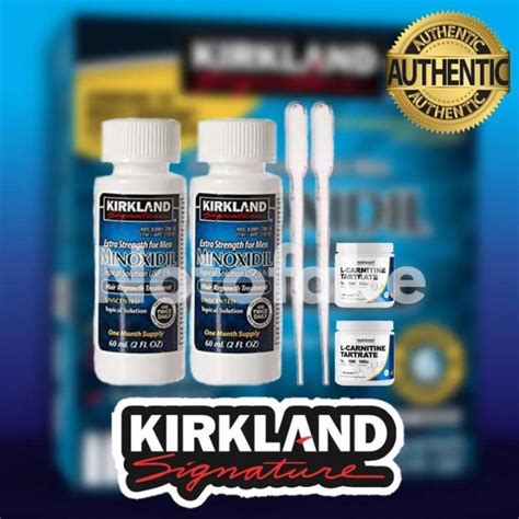 Kirkland 2 Bottles Authentic Minoxidil Kirkland Liquid 60ml 2