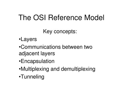 PPT The OSI Reference Model PowerPoint Presentation Free Download ID