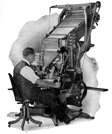 Brittany Escamilla Portfolio The Linotype Machine 1886 Ad