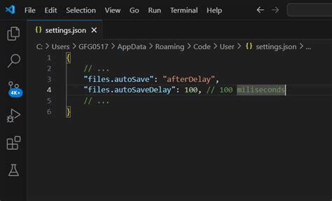 Locating And Modifying Vscode Settings Json Geeksforgeeks