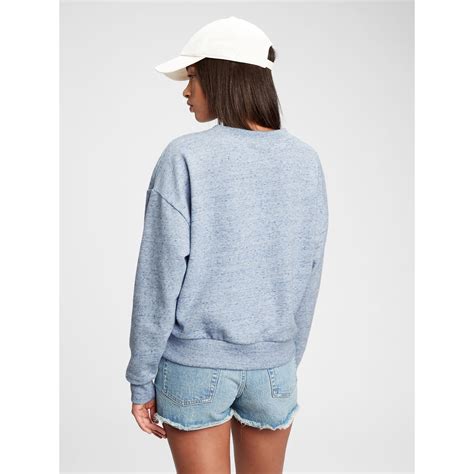 Gap Adults갭 ★갭 여성 21년 Spring★ 멜란지 크루넥 맨투맨 Sivillage 에스아이빌리지