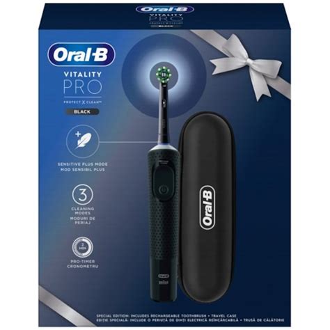 Електрическа четка за зъби Oral B Vitality Pro 2d почистване 3 програми 1 зарядно устройство