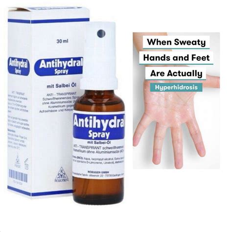 Antihydral Spray Hyperhidrosis Sweaty Hands Feet And Body Antiperspirant Made In Germany Lazada