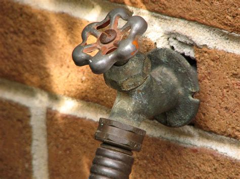 Spigot Free Stock Photo Closeup Of A Water Spigot