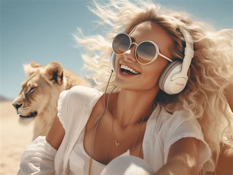 The Lion Gurl Ai Art On Behance