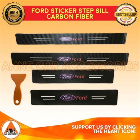 Ford Sticker Side Stepsill Car Door Sill Protector 4pcs Set Lazada Ph