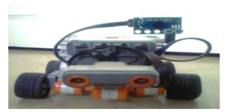 Front Outlook Of A Fire Identifying Robot B Ni Labview Module For Lego