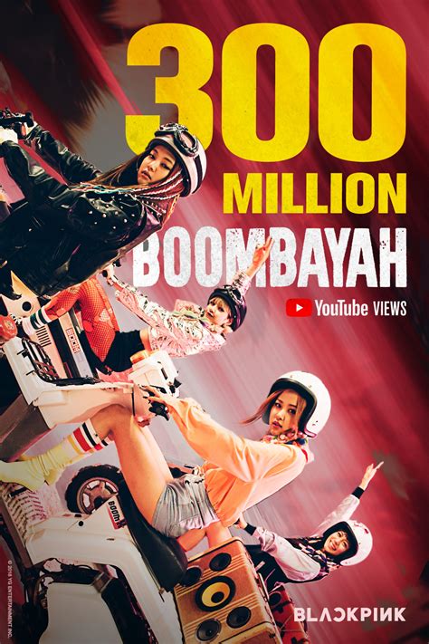 180409 Blackpink ‘boombayah Mv Hits 300 Million Views Ygdreamers