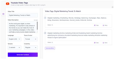 YouTube Video Tags Generator Wordkraft