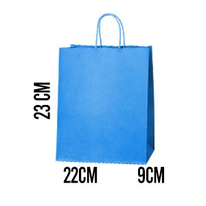 Bolsa Asa Rizada Kraft Printerhand