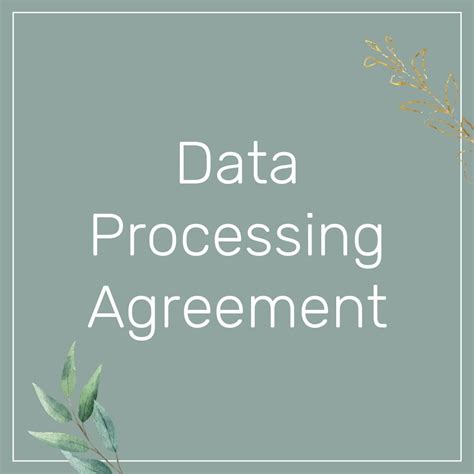 Data Processing Agreement