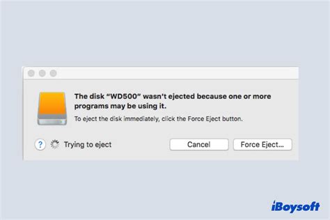 Can T Eject External Hard Drive On Mac Try These Fixes