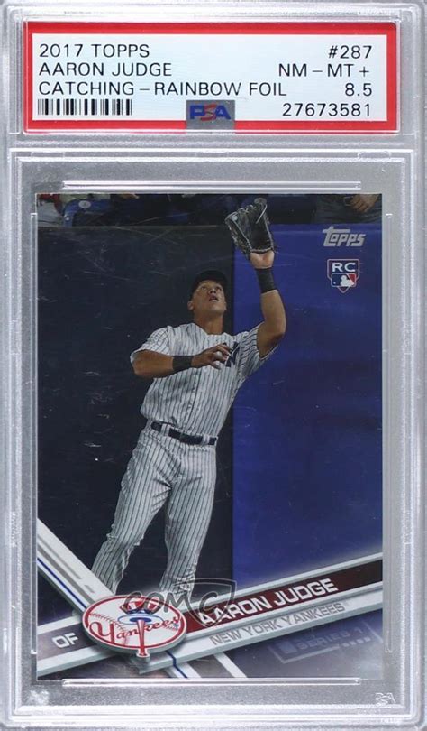 2017 Topps Rainbow Foil 287 Aaron Judge Rc For Sale Online Ebay