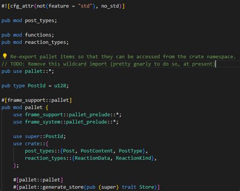 pallet how to avoid the wildcard import substrate and polkadot