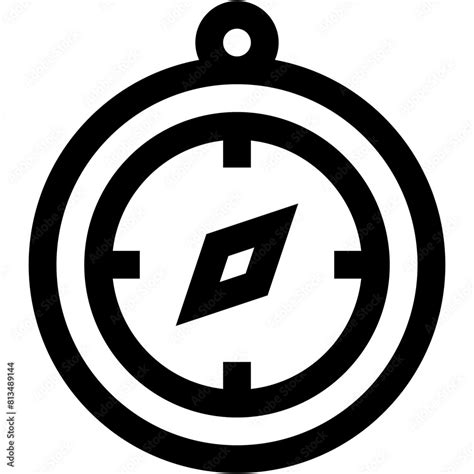 Vector Icon Compass Navigation Gps Maps And Location Cursor Stock Vector Adobe Stock
