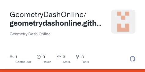 Github Geometrydashonline Geometrydashonline Github Io Geometry Dash Online